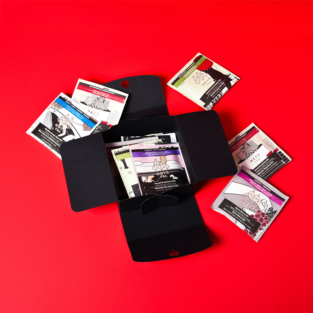 Thank you tea customized gift box (10 tea bags per box) – METZ Luxury ...