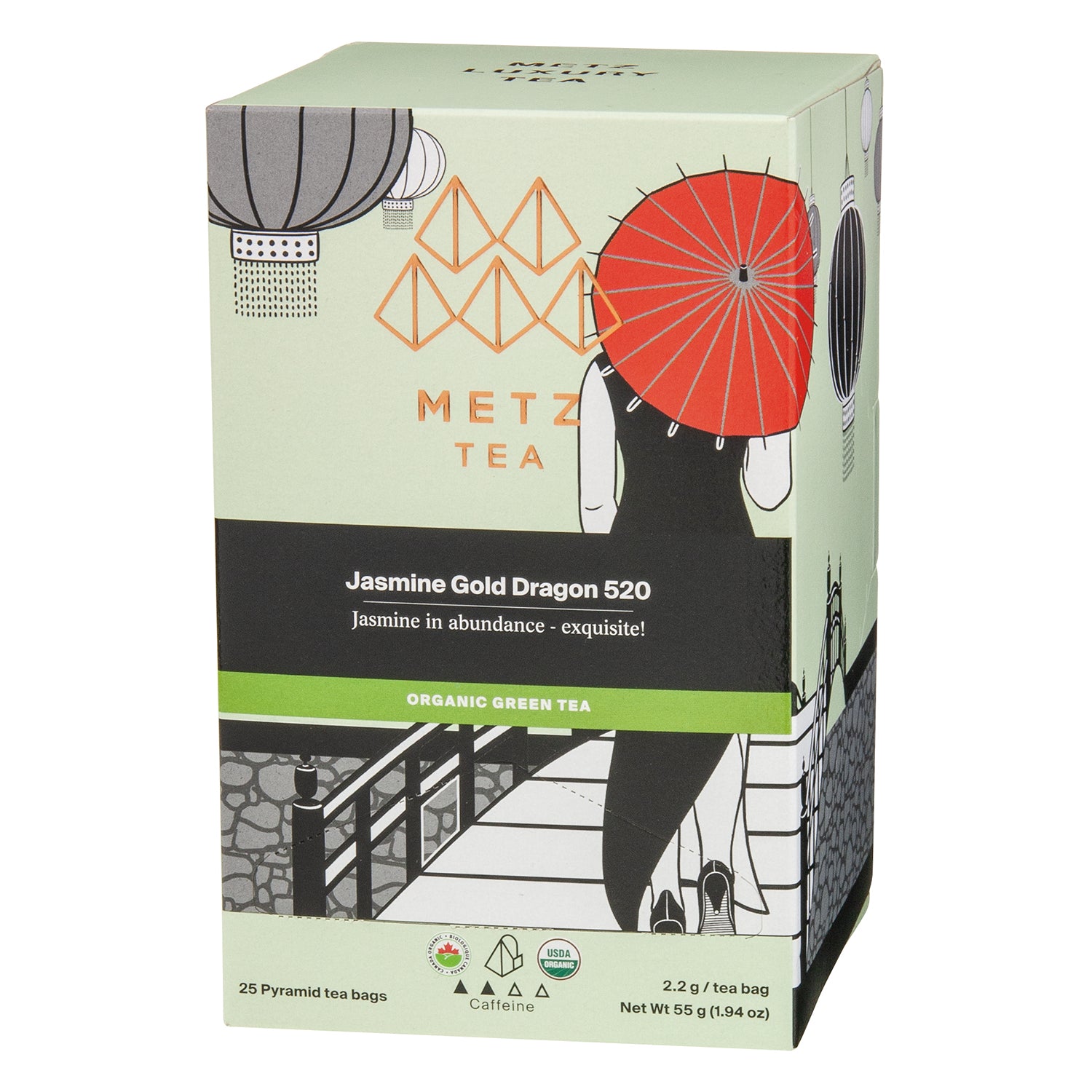 Organic Jasmine Gold Dragon Green Tea | METZ Luxury Tea Hong Kong